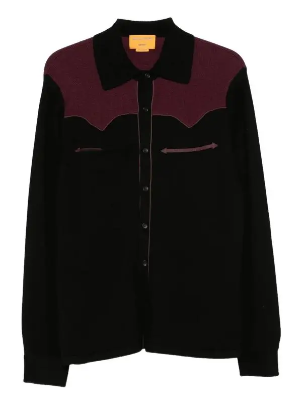 Guest In Residence Western Button Up Shirt - Black