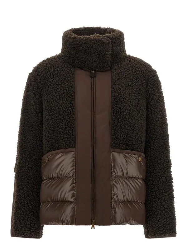 Moncler Glorieux' Down Jacket - Brown