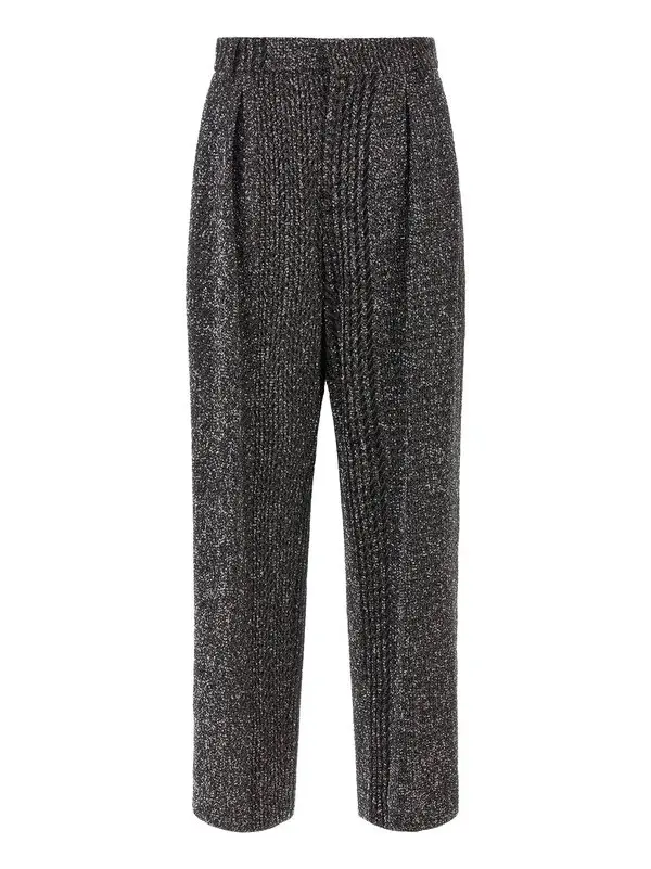 Missoni Lamé And Sequin Yarn Pants - Black
