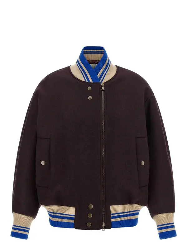 Dries Van Noten Valdi' Bomber Jacket - Purple
