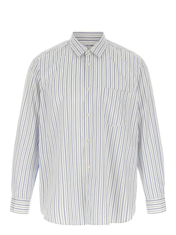 Comme Des Garçons Solid Color Insert Shirt - Multi
