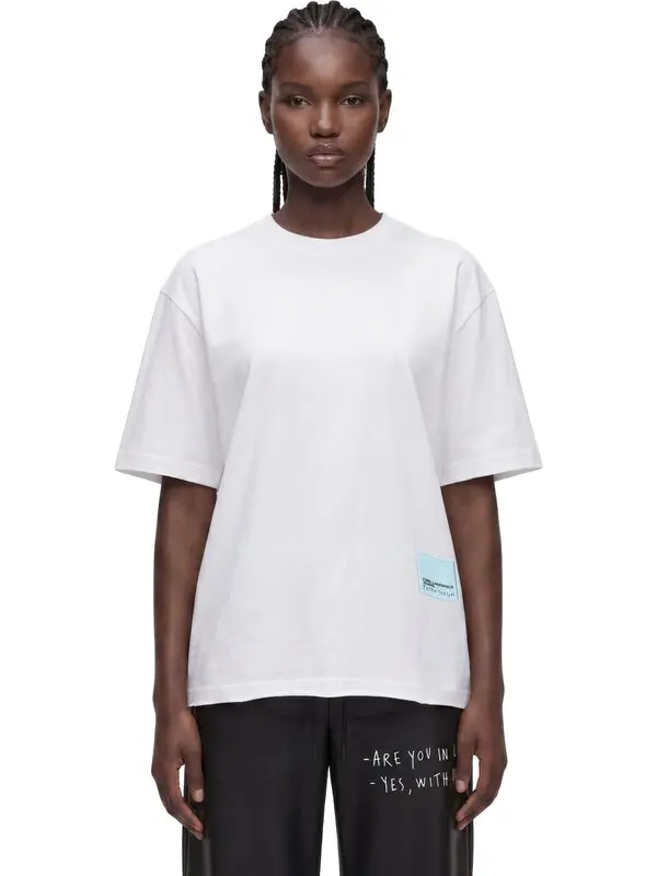 Karl Lagerfeld Klj X Pietro Terzini Relaxed T-shirt - White