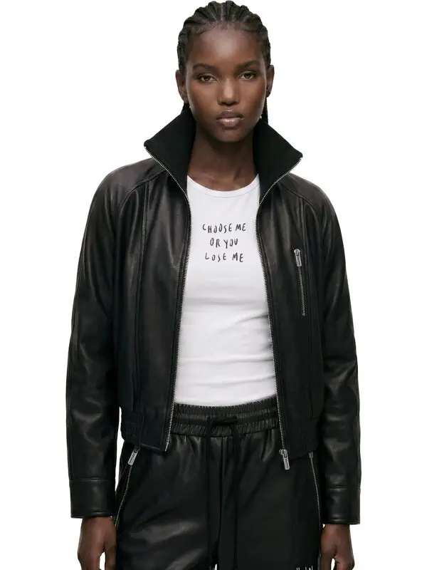 Karl Lagerfeld Klj X Pietro Terzini Faux-leather Jacket - Black