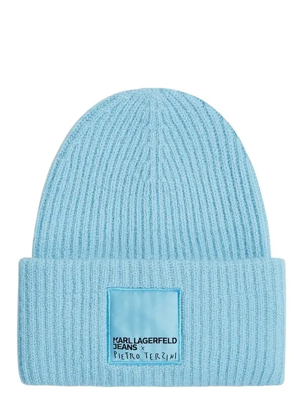 Karl Lagerfeld Klj X Pietro Terzini Beanie - Ocean Current