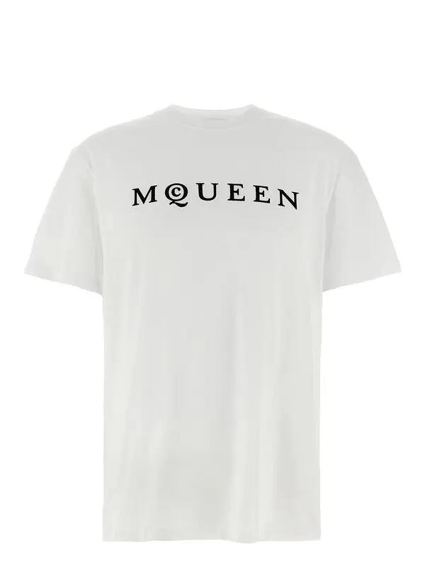 Alexander McQueen Flocked T-shirt - Multicolor