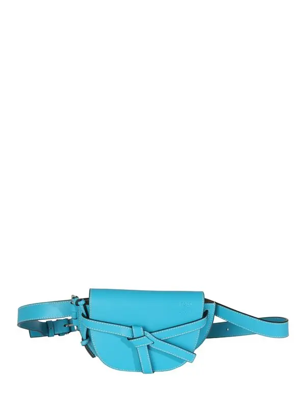 Loewe Calfskin Gate Belt Bag - Blue