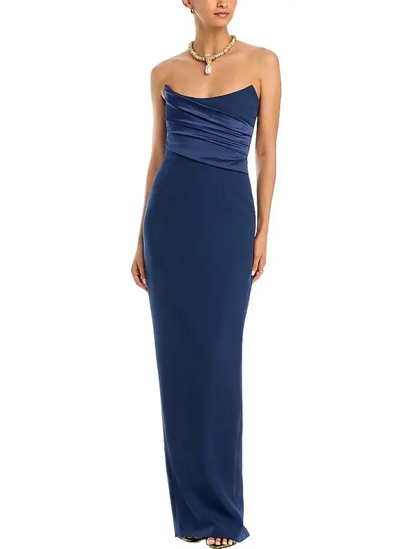SAU LEE Louisa Gown - Navy