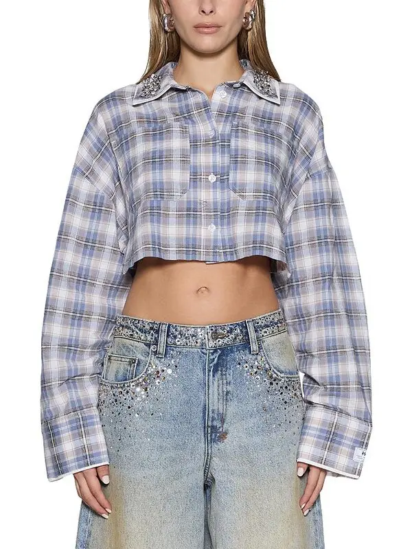 Ksubi Balter Cotton Embellished Collar Shirt - Assorted