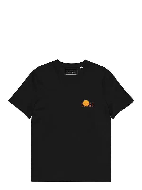 ANCHOR & CREW Fourteen First Light Editions Organic Cotton T-shirt - Black