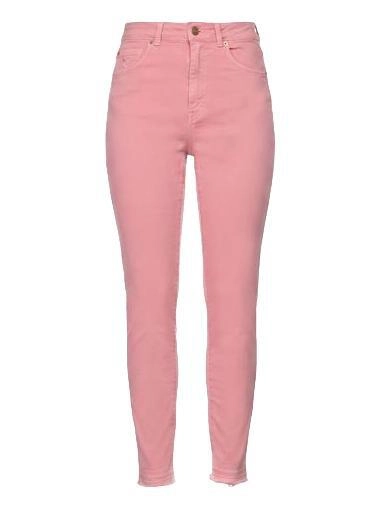 European Culture Pants Size Cotton, Elastane - Pink