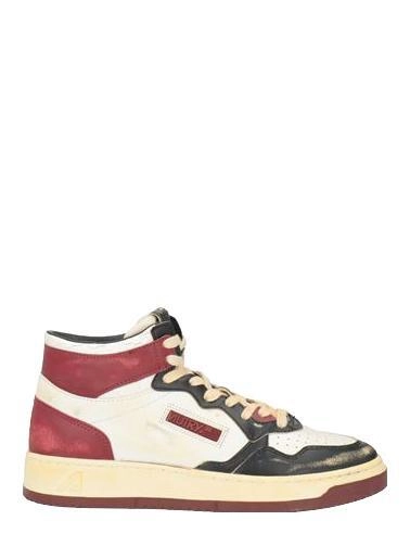 AUTRY Sneakers Size Leather, Textile Fibers - Red