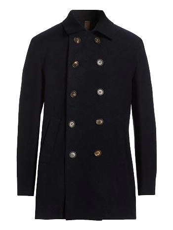 Eleventy Coat Size Wool - Blue