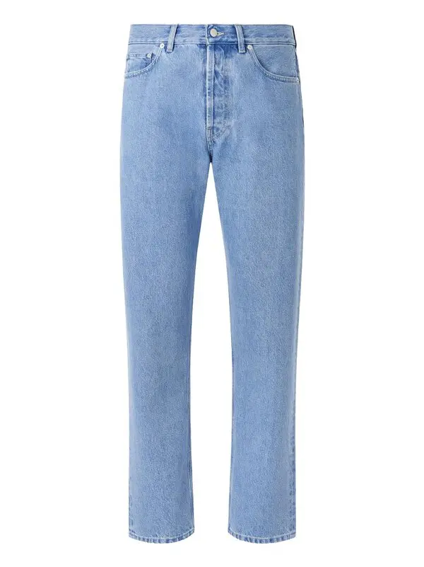 Thom Sweeney Easy Fit Straight-leg Jeans - Blue