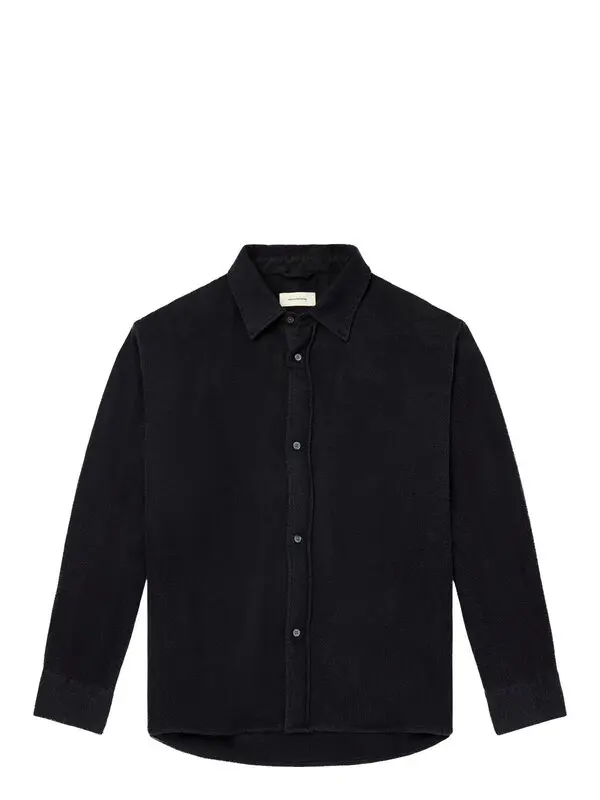 MFPEN Garden Brushed Lyocell Overshirt - Black