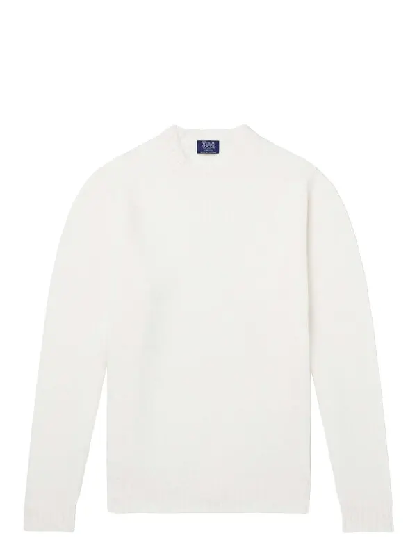 William Lockie Aryan Wool Sweater - Ivory