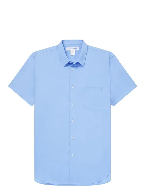 Comme Des Garçons Cotton-poplin Shirt - Blue