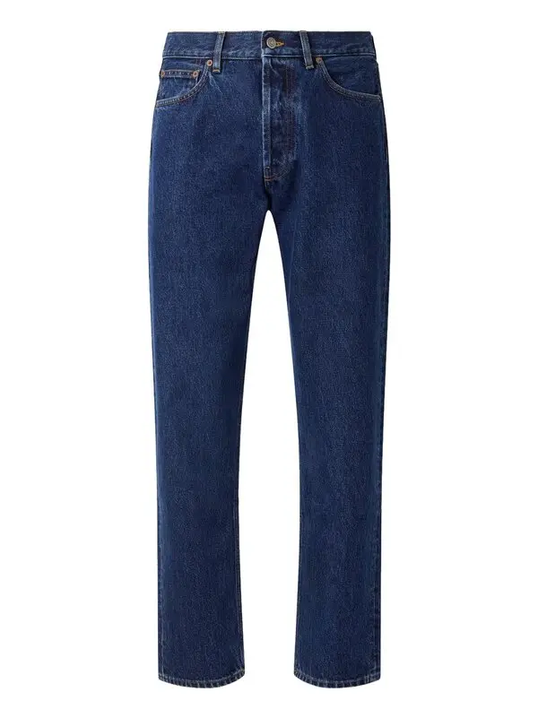 Thom Sweeney Easy Fit Straight-leg Jeans - Blue