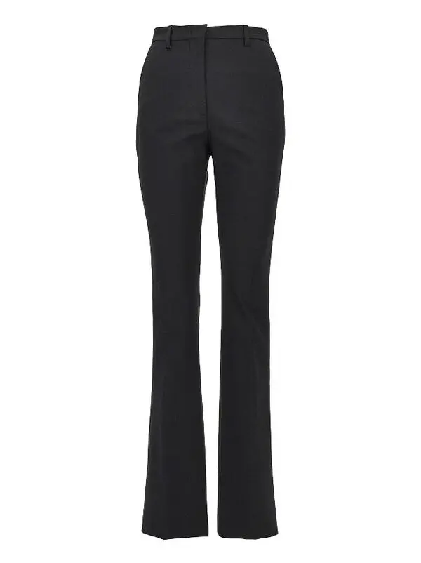 THE LATEST Elvira' Split Flared Pants - Black
