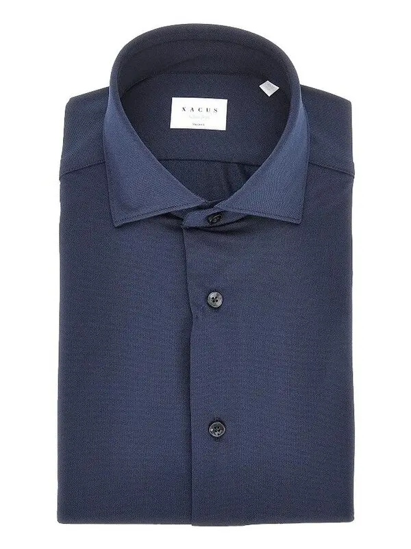XACUS Tailor Fit 'active' Shirt - Blue