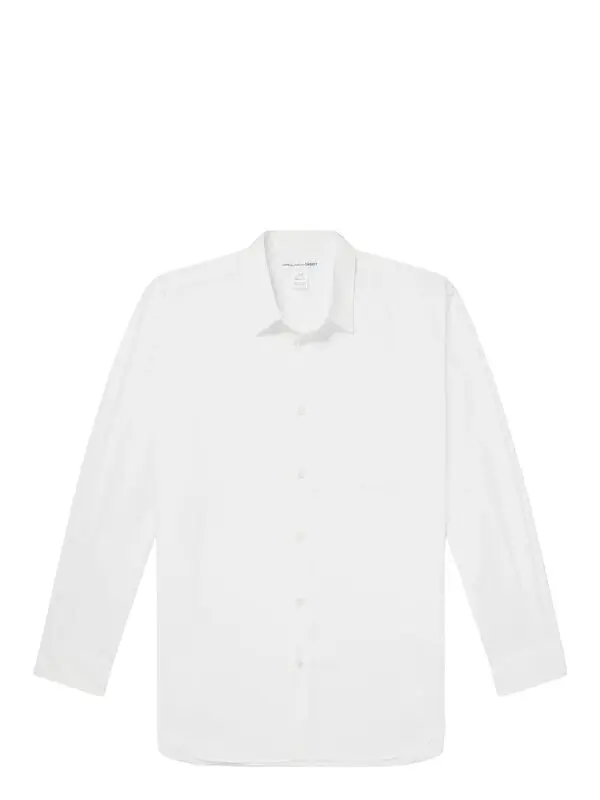 Comme Des Garçons Cotton-poplin Shirt - White
