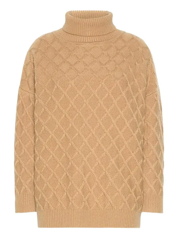 Max Mara Wool-cashmere Sweater - Beige