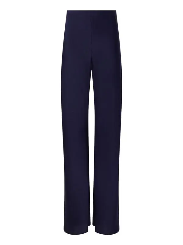 Veronica Beard Braddok Cady Straight-leg Pants - Blue