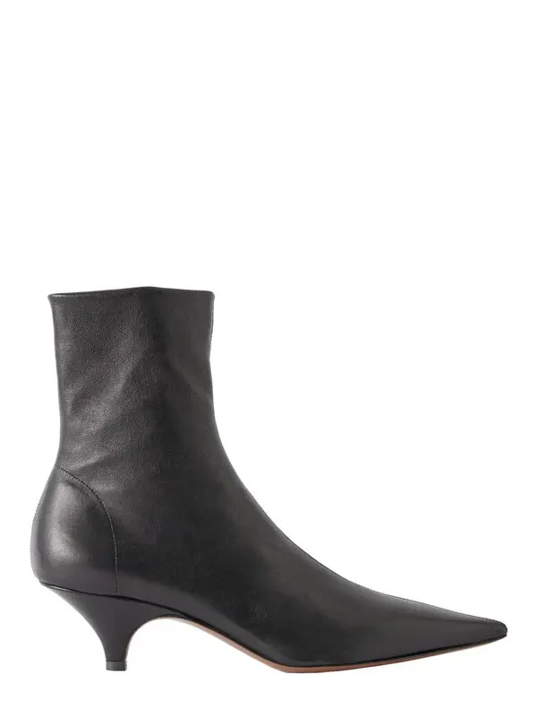 NEOUS Poera 40 Leather Ankle Boots - Black