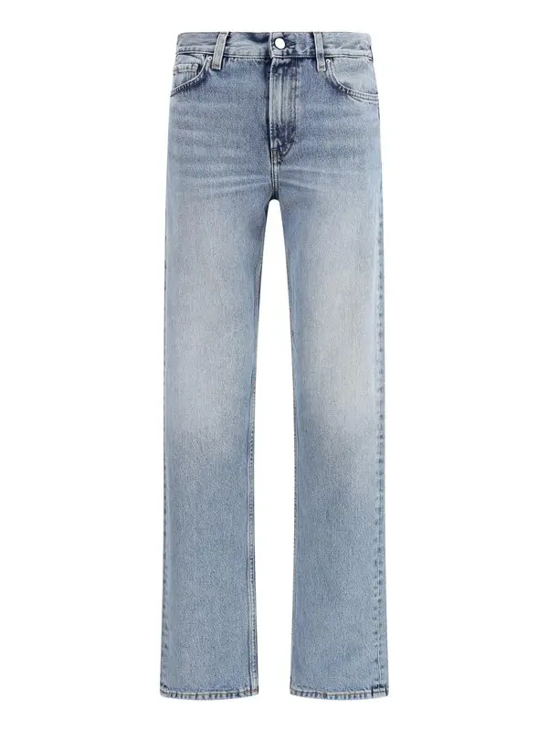 TOTEME Cotton Denim Jeans - Blue