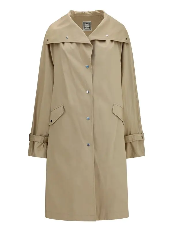 TOTEME Oversized Cotton Trench - Cream