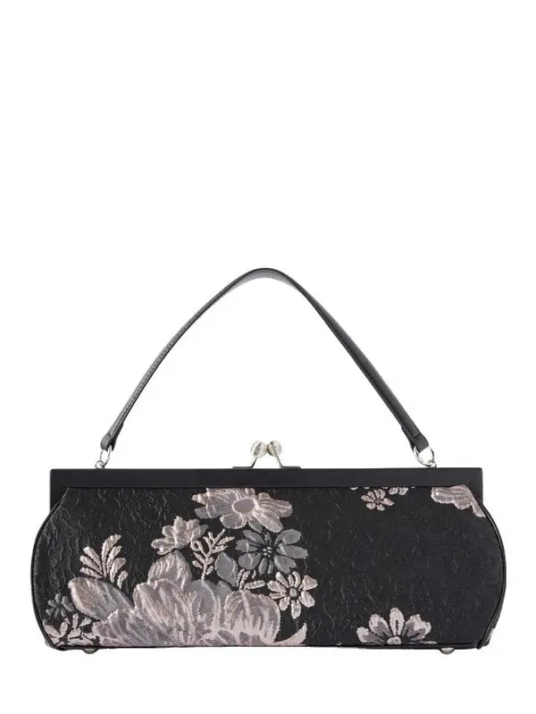 Anna Sui Arcadia Floral-brocade Clutch - Multi
