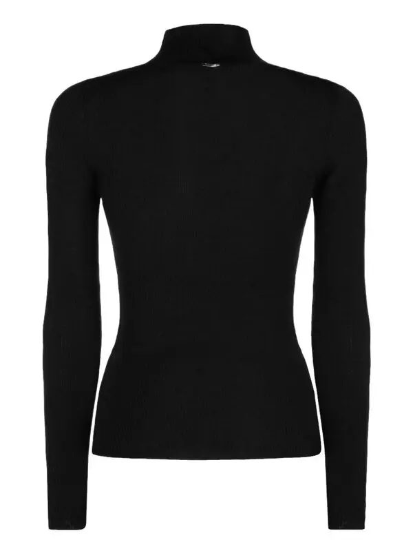 TWINSET Ribbed-knit Roll-neck Sweater - No