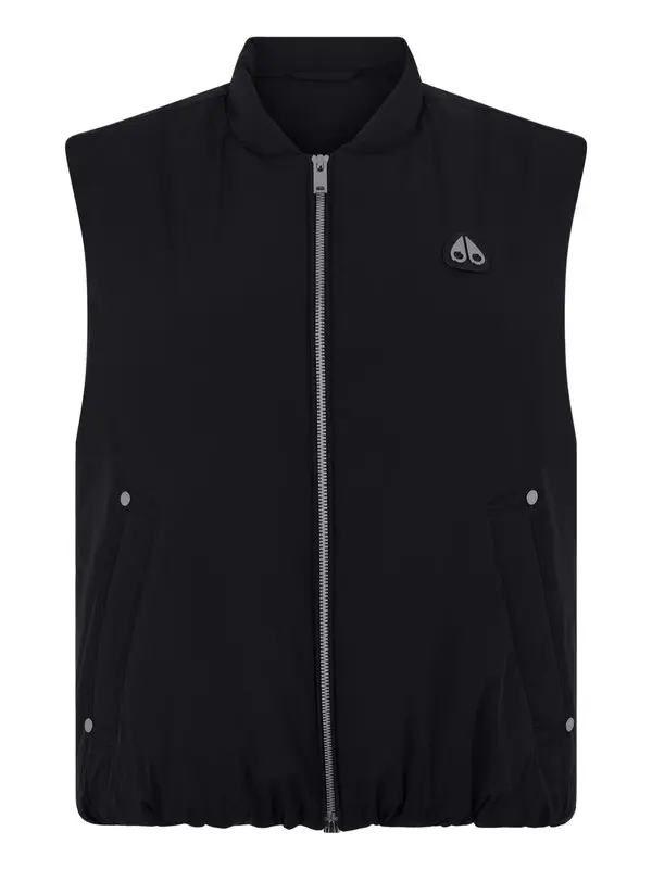 Moose Knuckles Hooded Down Gilet - Black