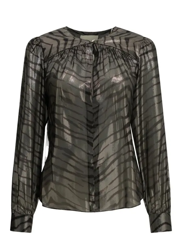Isabel Marant Étoile Farali Silk Top - Black
