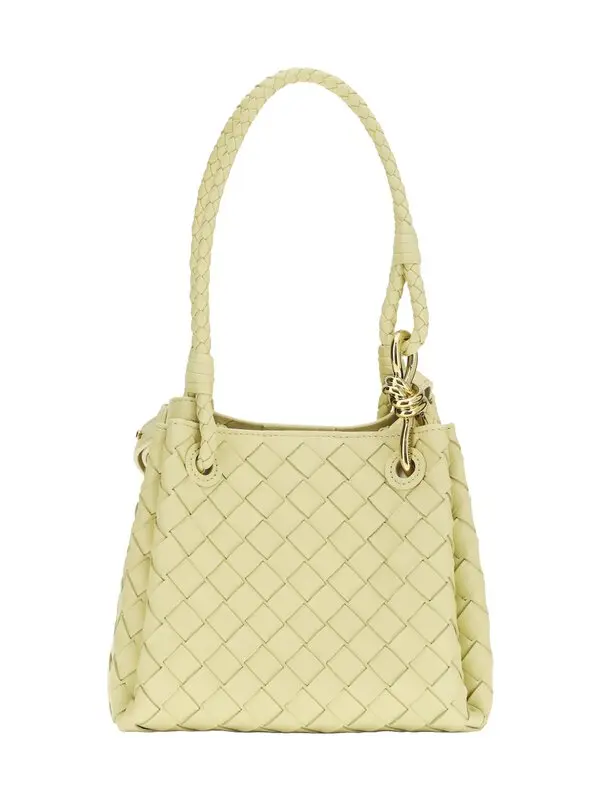 Bottega Veneta Small Parachute Shoulder Bag - Yellow
