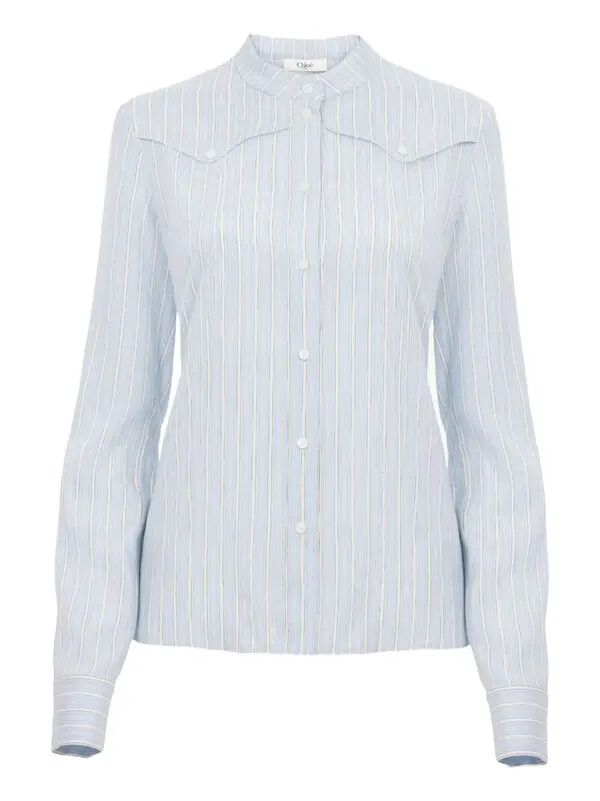 Chloé Vertical-stripe Shirt - No
