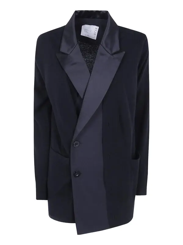 Sacai Long-sleeve Jacket - Black