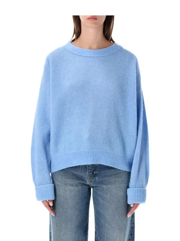 American Vintage Long-sleeve Knit Top - Blue