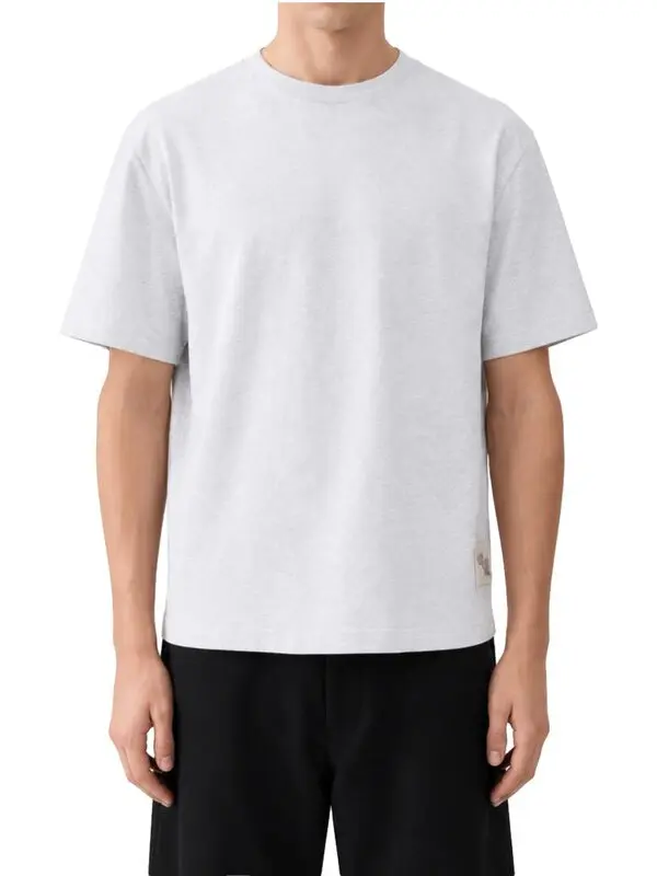 Jacquemus Logo Patch Crewneck T-shirt - White