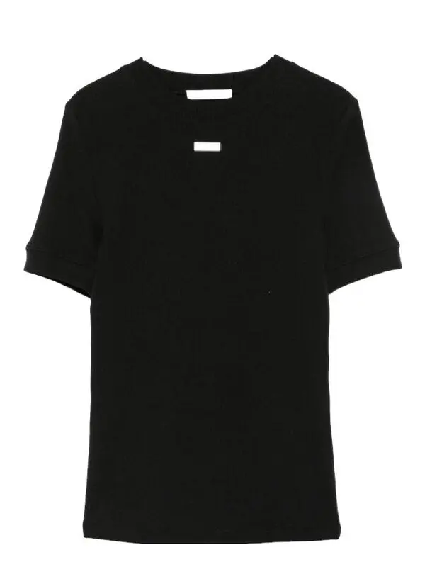 ENTIRE STUDIOS Logo-patch T-shirt - Black