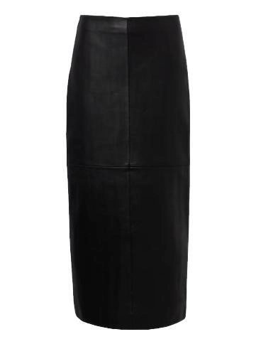RÓHE Leather Pencil Skirt - No
