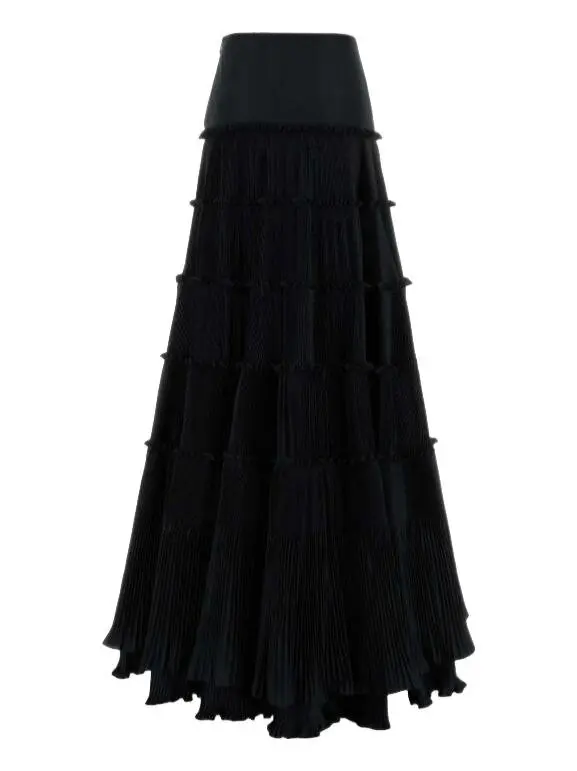 Blumarine Tiered Pleated Skirt - No