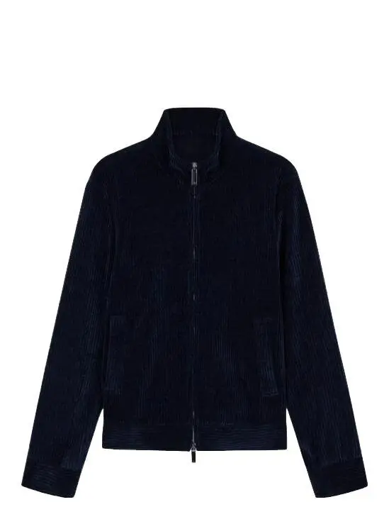 Emporio Armani Zip-up Sweatshirt - Navy