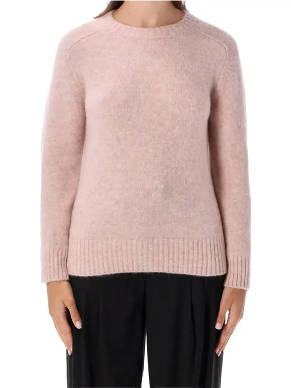 Soeur Envie Crewneck Knitted Sweater - Pink