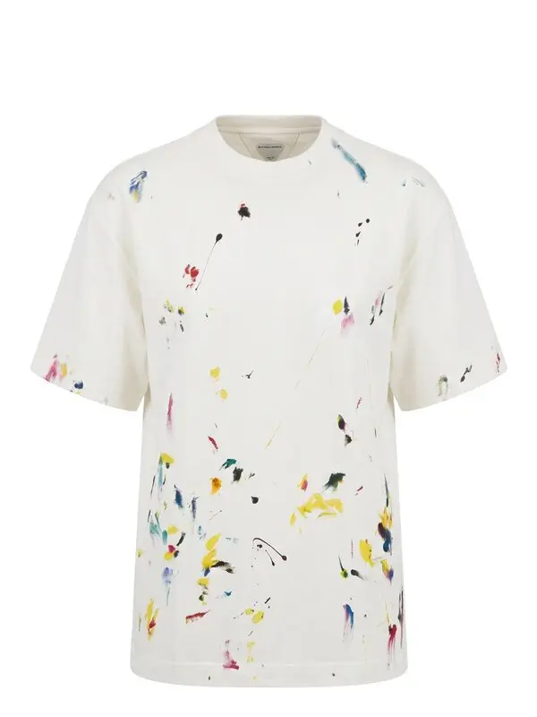 Bottega Veneta Short-sleeved T-shirt - Chalk
