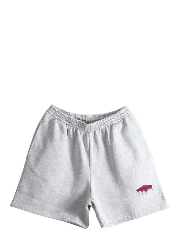 Balenciaga Elastic Waist Shorts - Light Heather Ash