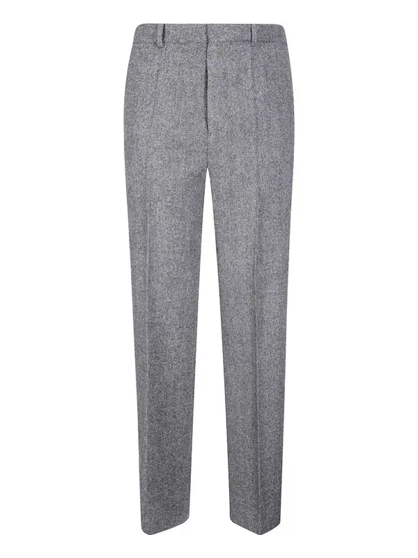 MAISON MARGIELA Herringbone Tailored Trousers - No