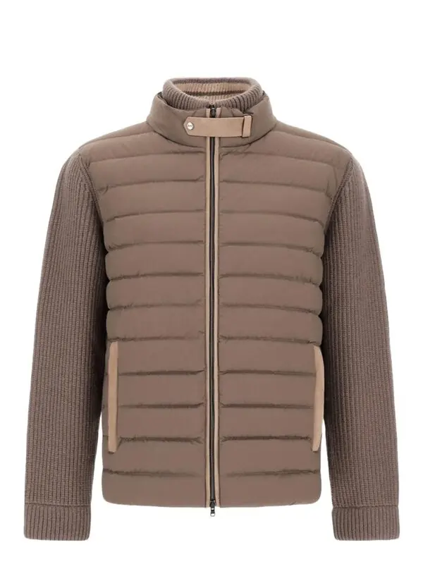Herno Color-block Insulated Jacket - Brown