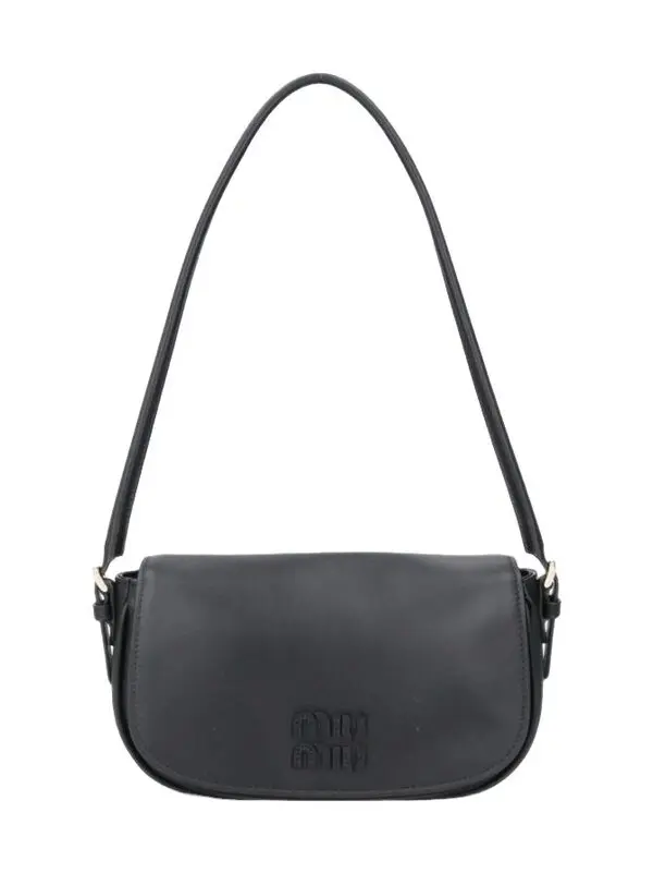 Miu Miu Flap Shoulder Bag - Black