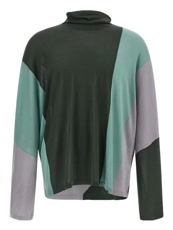 KIKO KOSTADINOV Sigo Asymmetric Turtleneck Sweater - Multicolor
