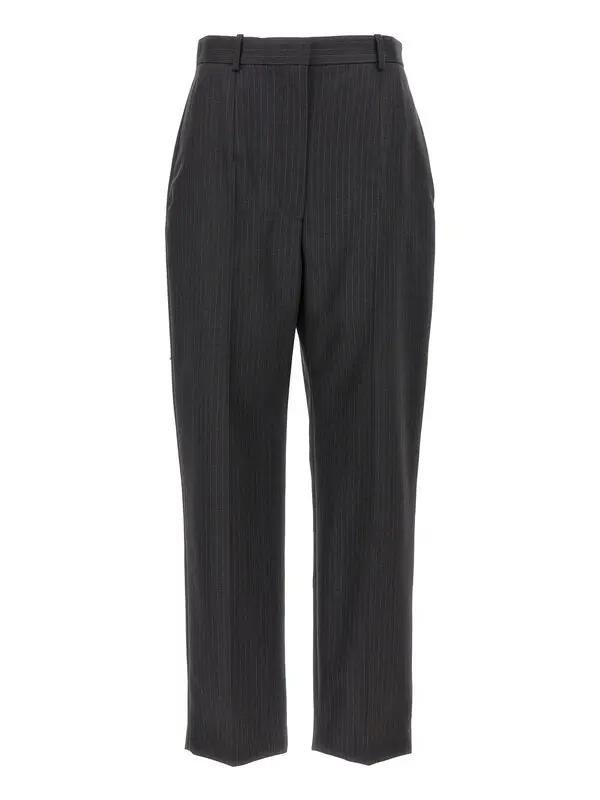 Alexander McQueen Pinstripe Pants - Gray